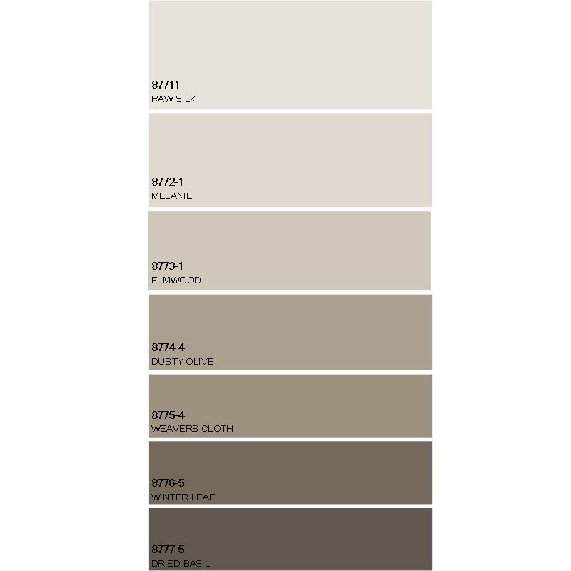 A8 Paint Colour Card Swatch 240mm x 50mm (7 Colours) – Buchel Homes