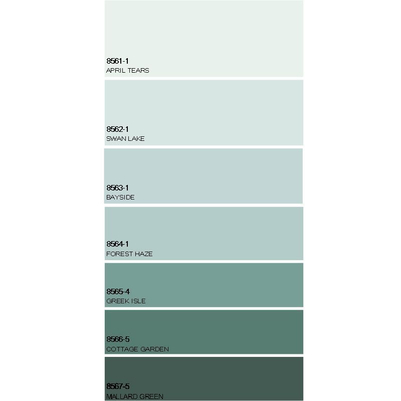 F20 Paint Colour Card Swatch 240mm x 50mm (7 Colours) – Buchel Homes